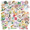 35pcs Adorable Stationery Stickers Cartoon Kids Stickers Animal ...
