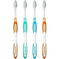 Colgate Wave Ultra Compact Soft Toothbrush with Tongue Cleaner for Ages ...