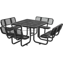 Global Industrial 277630GN 6 ft. Rectangular Outdoor Expanded Metal ...