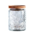 Gallickan Japanese Style Glass Storage Jar with Sealed Lid, 3.74x5.31in ...