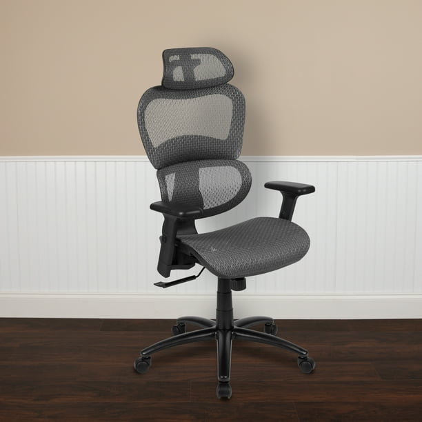 Flash Furniture Ergonomic Mesh Office Chair with 2-to-1 Synchro-Tilt ...