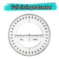 BE-TOOL 360 Degree Protractor Ruler Circle Measuring Tool for Drawing Measure Engineering ...