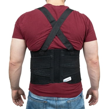 Copper Fit X-Back Brace for Lower Back Pain – Curved Lumbar Panel ...