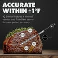 CHEF iQ Smart Meat Thermometer, Bluetooth WiFi, 5 Sensors, 3 Ultra-Thin ...