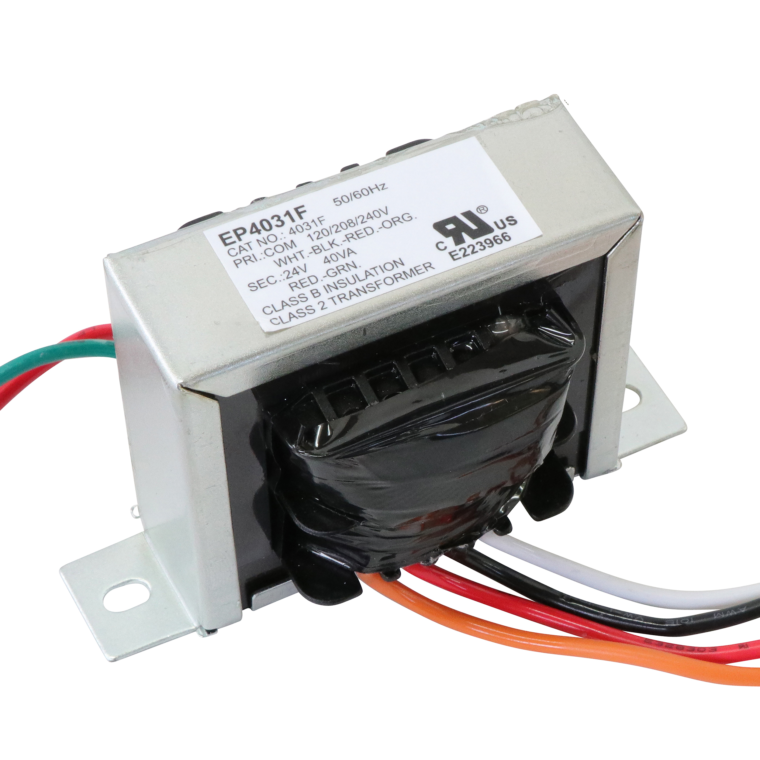 Endurance Pro Control Transformer 40VA Primary 120 208 240V
