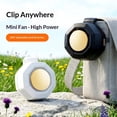 Portable Silent Mini Bladeless Fan Clip On - Small Fan Clip on for ...