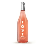 TOST Rose All-Natural Non-Alcoholic Sparkling Beverage Refresher with ...