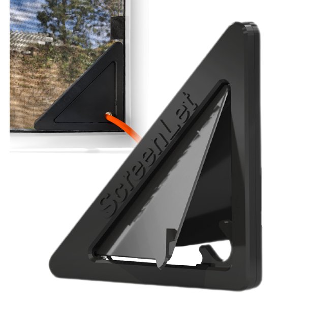 ScreenLet Window Screen Pass Through Attachment - Black - Walmart.com
