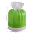 Coffee Table Decor for Living Room Cactus Tissue Box Holder Brown Base ...