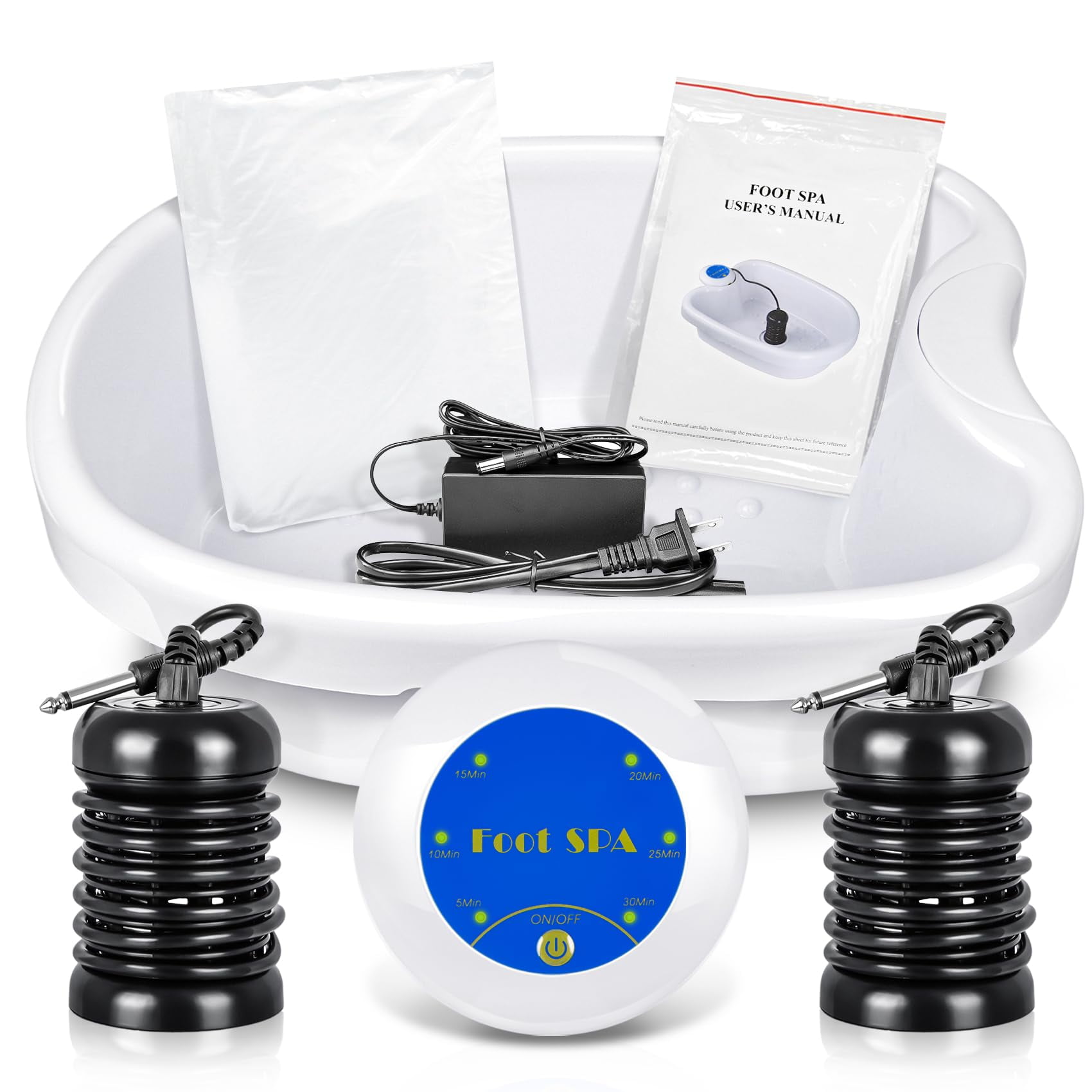 Ionic Detox Foot Bath Machine, Personal Ionic Foot Cleanse Ionic Foot ...