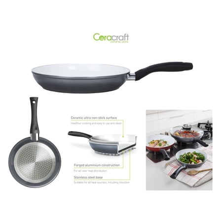 Ceracraft Ceramic Pan- 8 " Induction Compatible (Chrome) | Walmart Canada