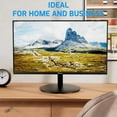 Norcent 22 Inch Monitor, HDMI VGA, 1080P 75Hz Full HD VA LED, Flicker ...