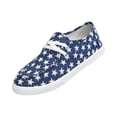 American Flag Canvas Shoes for Women Fashion Sneaker Sports Running ...
