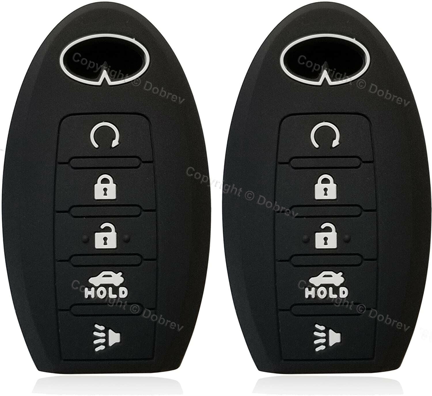 Silicone Case Entry Fob Skin Cover for Infiniti QX80 QX56 Q50 Q60 QX60 ...