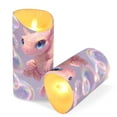 Flameless Themed LED Candles Decorative With Pastel Dragon's Bubbly ...