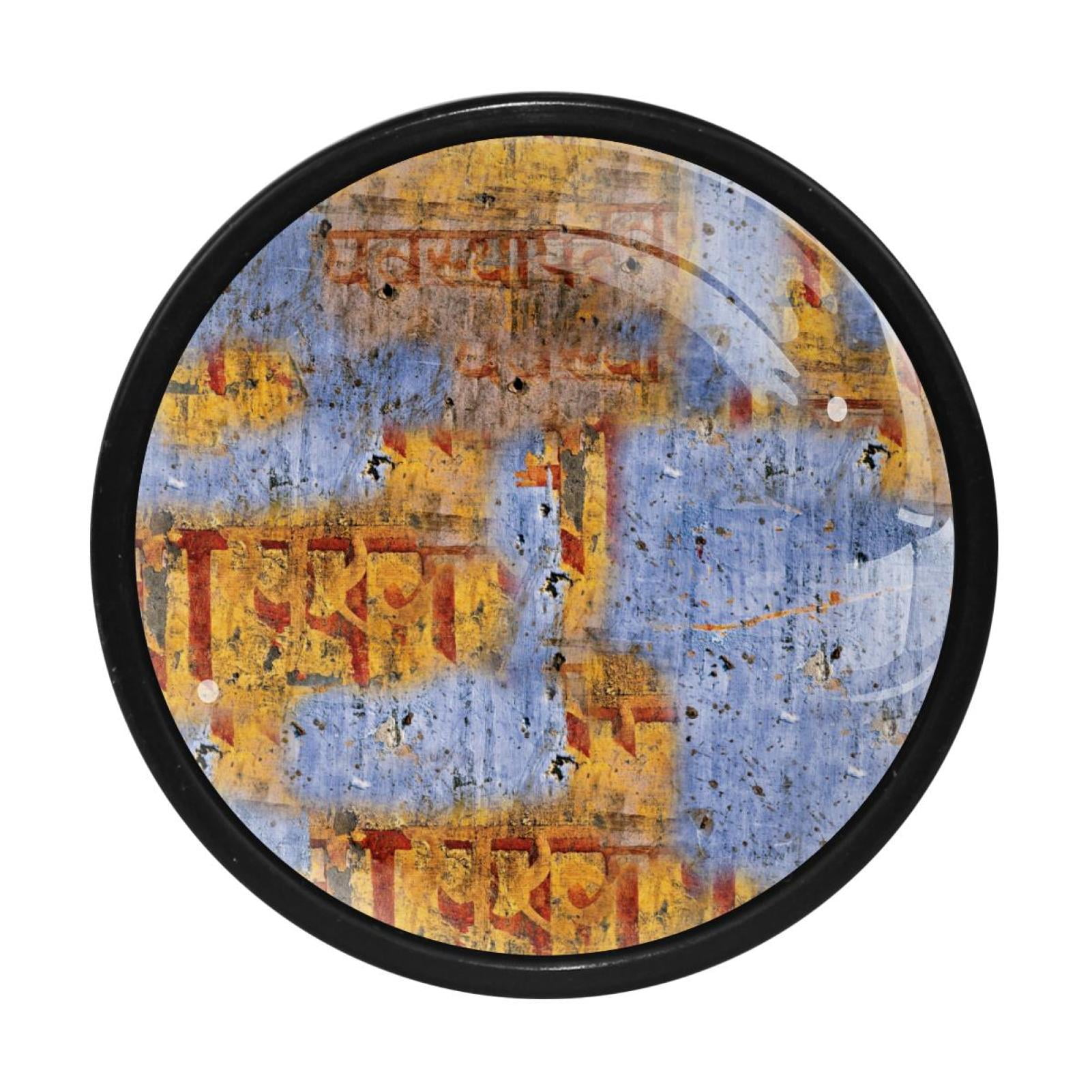 4 Pcs Abstract Texture Knobs for Kitchen Cabinet Cupboard Dresser ...