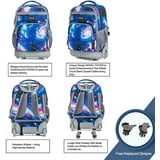 Tilami Rolling Backpack 19 inch with Lunch Bag Wheeled Laptop Backpack ...