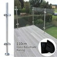 Dwellnix US Glass Pool Fence Post Balustrade Railing Clamp Handrail ...