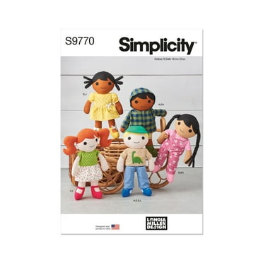 Simplicity Sewing Pattern 9869 - Doll Clothes for 11 1/2" Fashion Doll ...