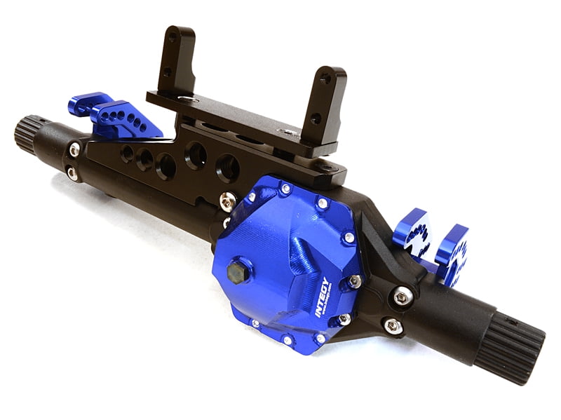 Integy RC Toy Model Hop-ups C27090BLACKBLUE Metal Front Axle Housing ...
