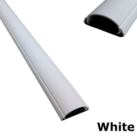 White WallSaver ChordSavers Indoor Wire Cord Cover Protector PVC ...
