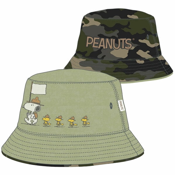 Snoopy Reversible Peanuts Bucket Hat - Walmart.com