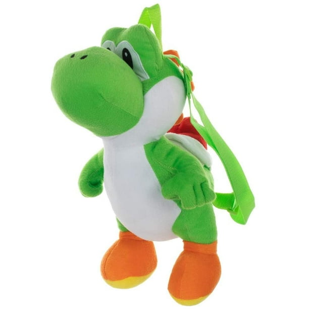 Nintendo Super Mario Bros Yoshi 3D Plush Character Backpack - Walmart.com
