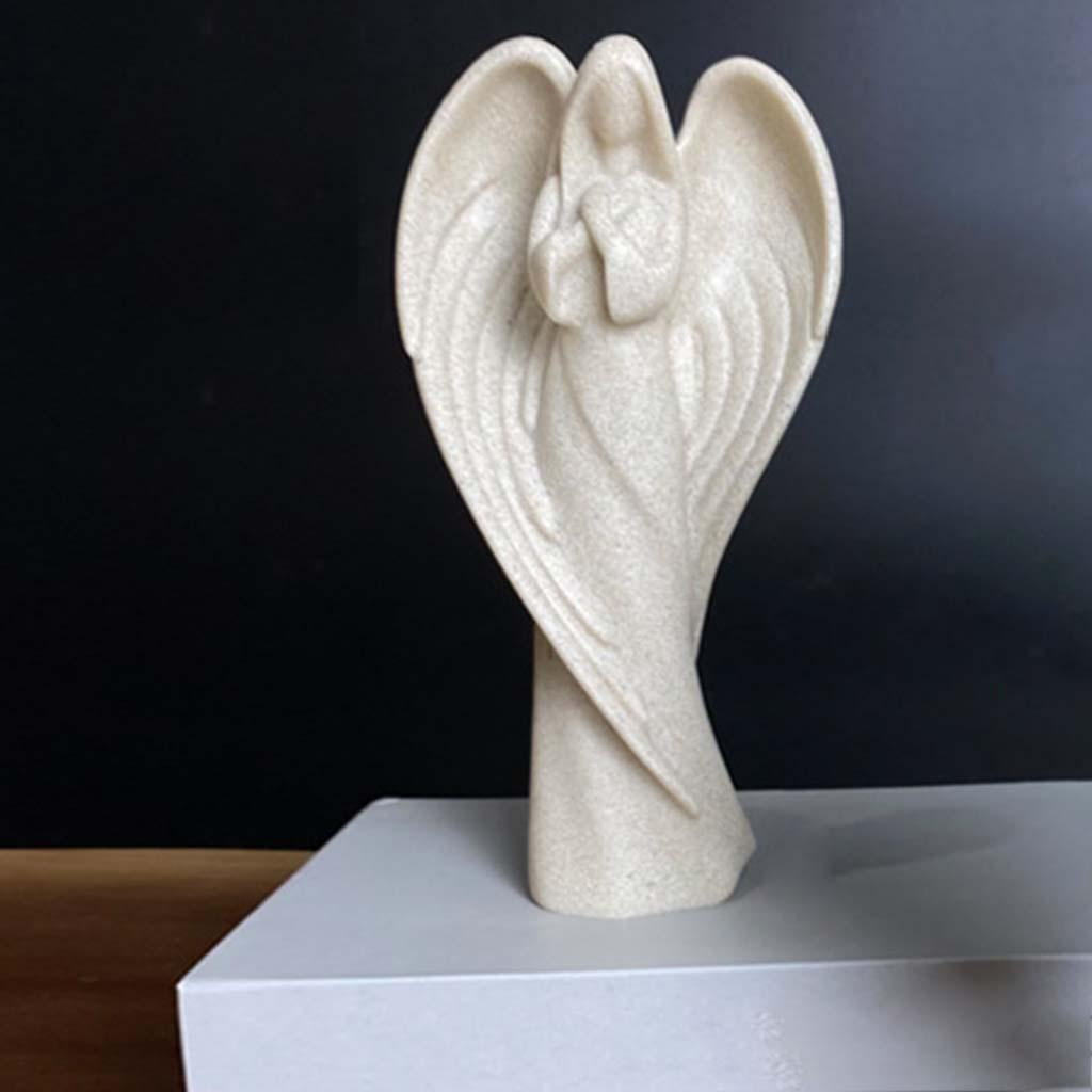 Angel Statue Sculpture Accessories Resin Craft Ornaments Collectible ...