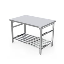 48x30 Inch NSF Stainless Steel Prep Table, Commercial Folding Work ...