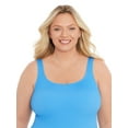 Time And Tru Womens And Womens Plus Size Solid Crinkle One Piece