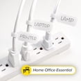 Cable Labels - Medium, White (30-Pack) Write On Cord Labels, Wire Tags ...