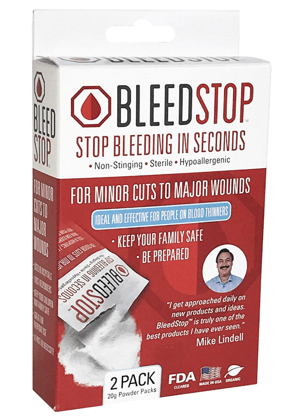 Buy Bleedstop Stop Bleeding in Seconds Emergency First Aid for Home ...