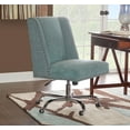 Linon Draper Office Chair, Multiple Colors and Base Options - Walmart.com