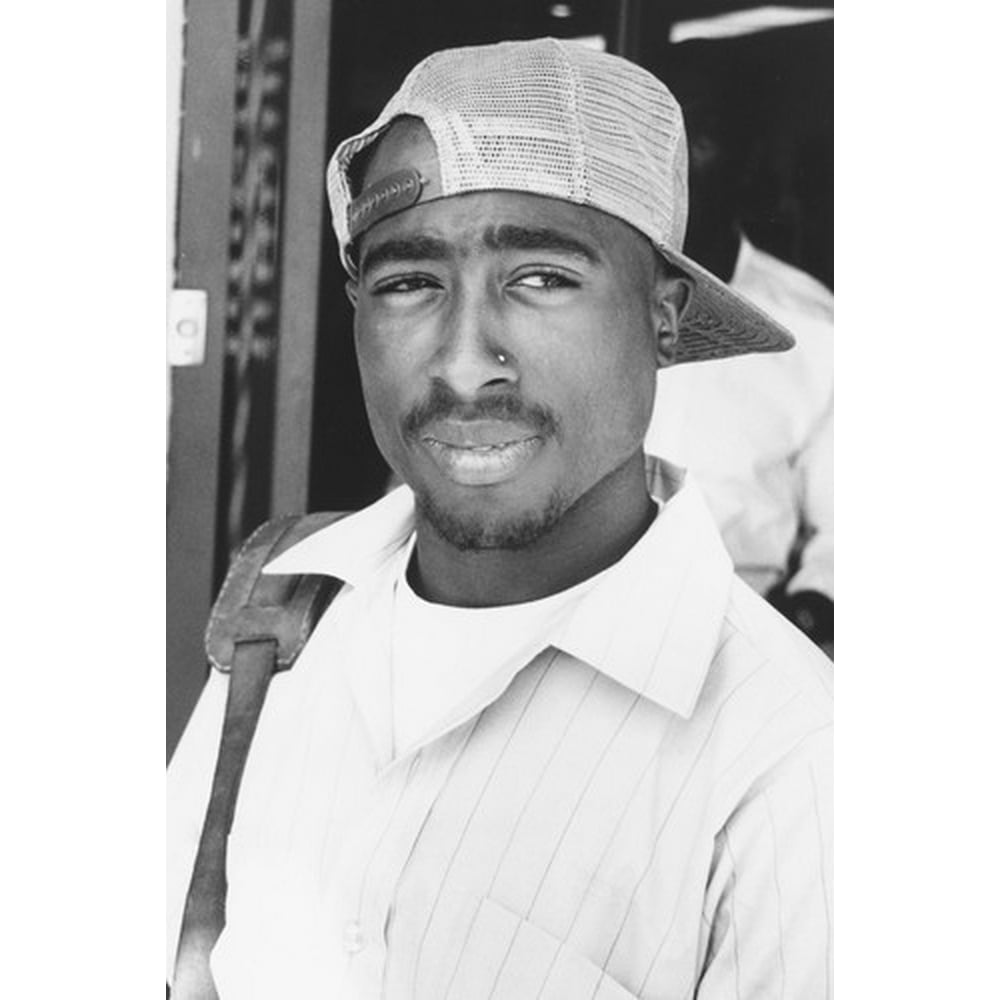 Tupac Shakur 24x36 Poster 2pac portrait - Walmart.com - Walmart.com