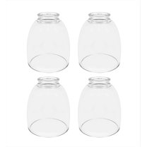 LEDupdates 3 Pack Seeded Bubble Glass Shades, 1" 5/8 Fitter Ceiling ...