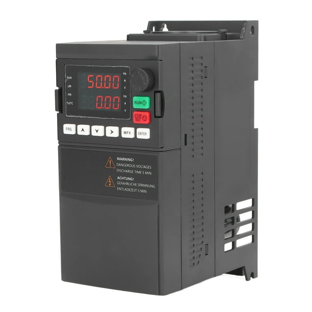 Vector Converter, 3 Phase VFD Inverter 1.5KW Digital Display Protection ...