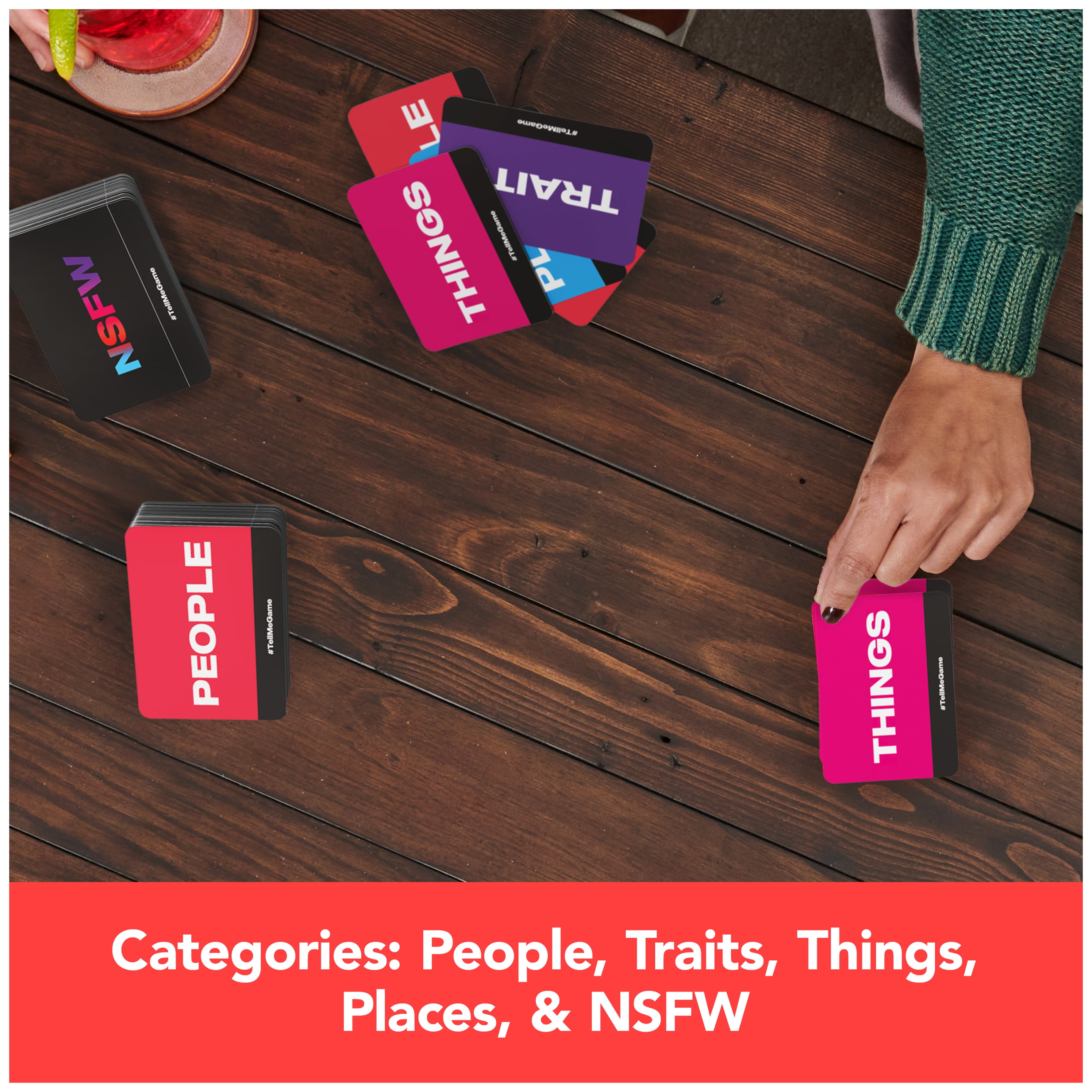 Tell Me Without Telling Me, Party Card Game, for Adults Ages 18 and up ...