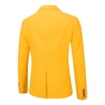 AZoiNM Men's Yellow Slim Fit Blazer, Single Breasted One Button Sport ...