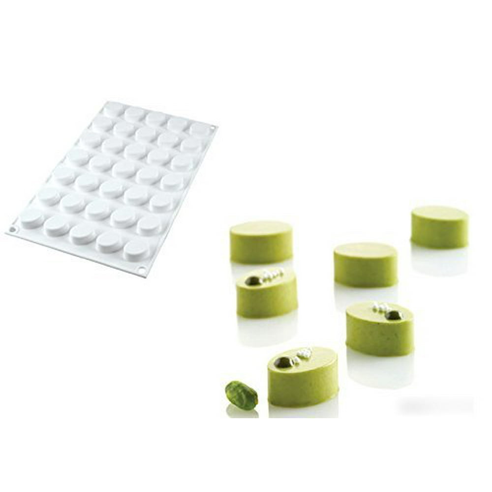 Silikomart Professional "Micro Oval 5" Silicone Mold - Walmart.com ...