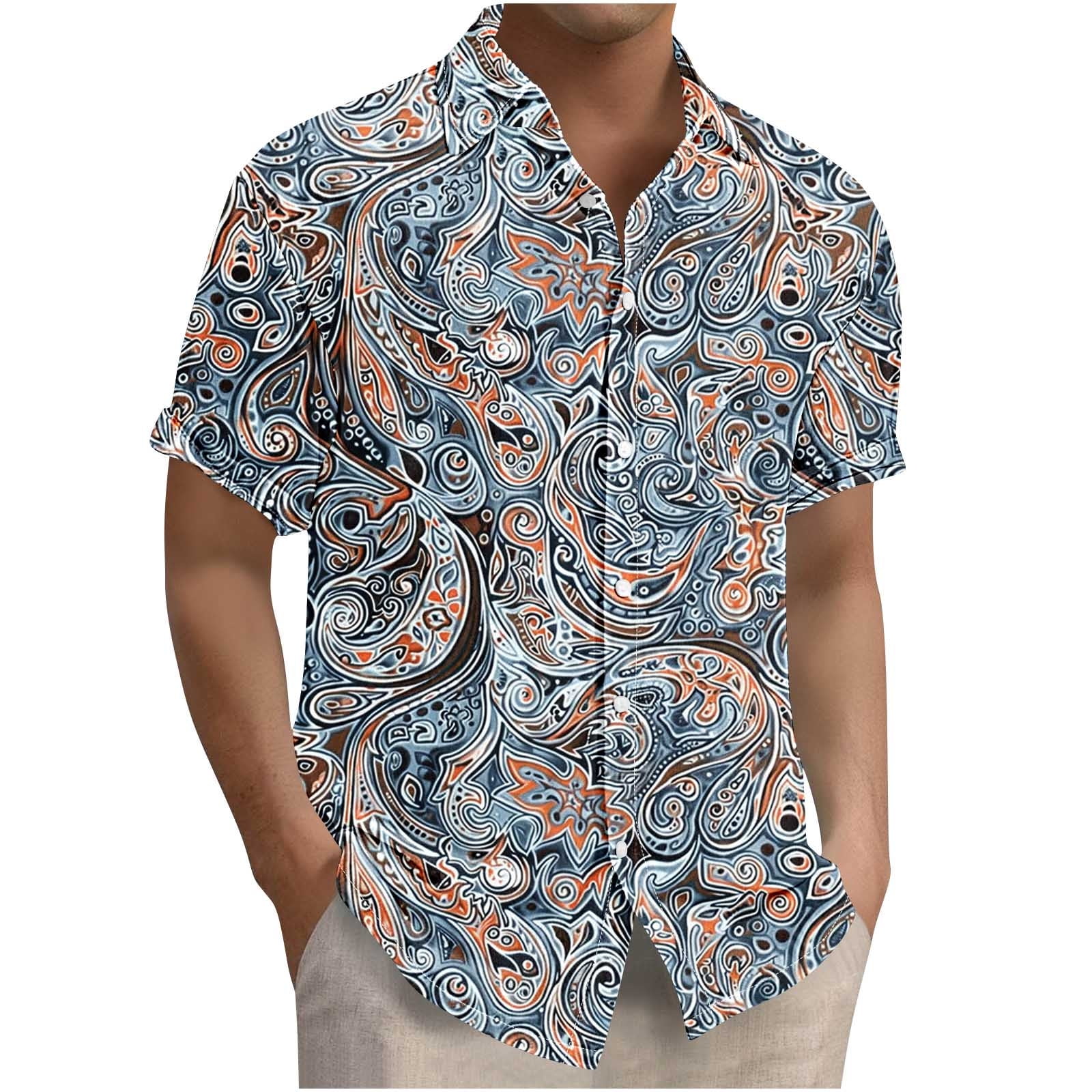Click here for Yanhoo Hawaiian Shirts For Men Short Sleeve Mens H... prices