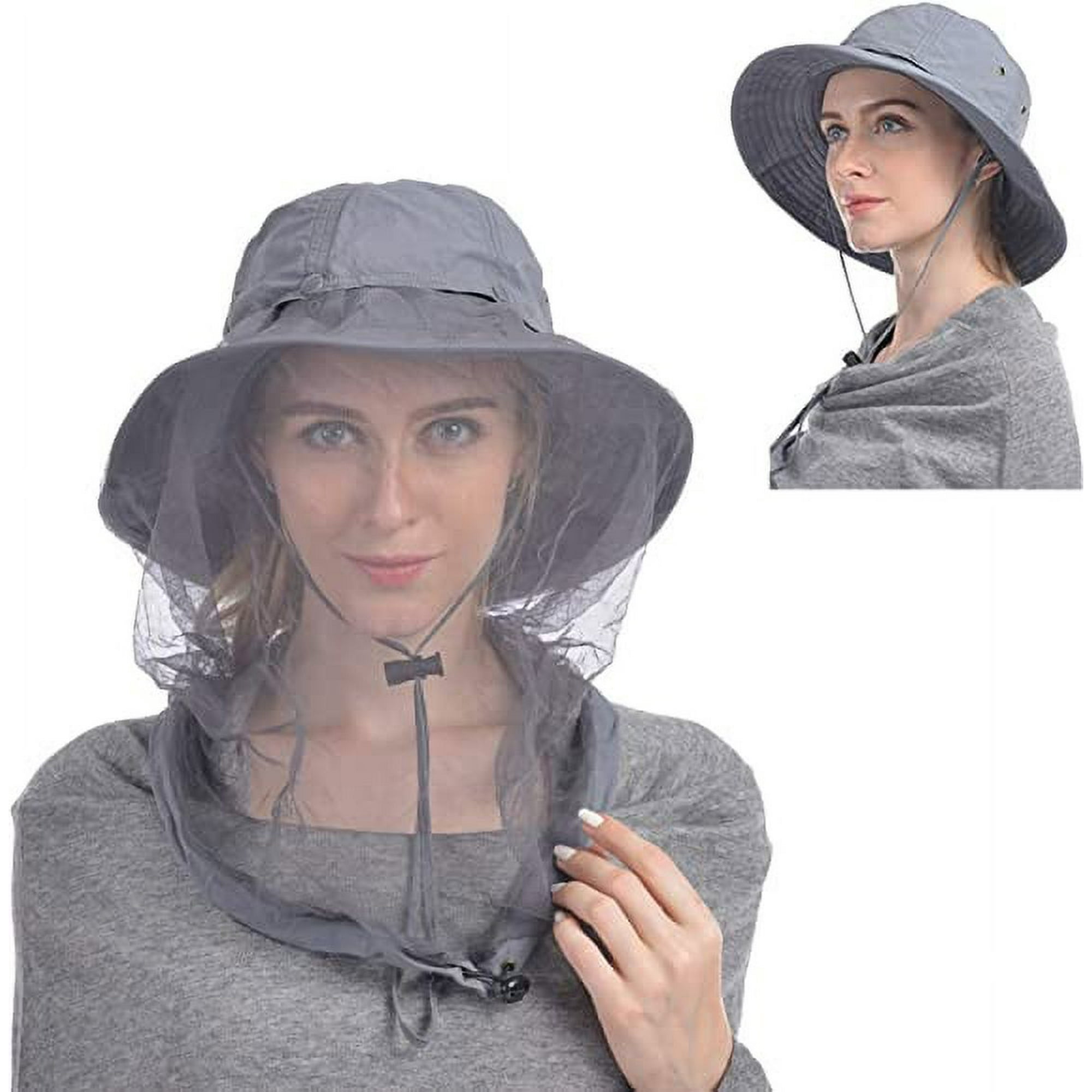 Click here for Zhuge 2 Pack Head Net Hat  Safari Hat Sun Hat Buck... prices