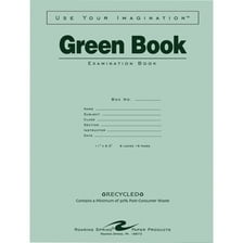 Roaring Spring Blue Book 8-sheet Exam Booklet 8 Sheets - Stapled ...