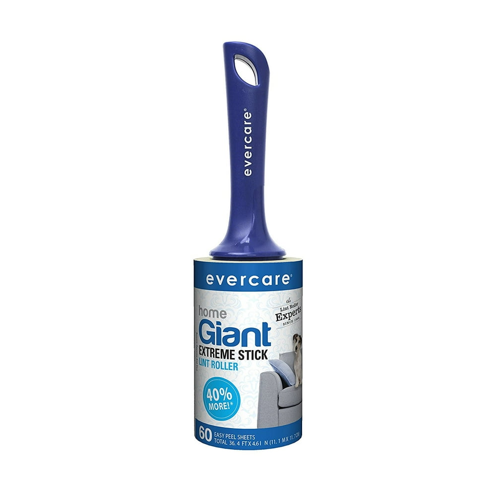 Evercare Giant Lint Roller Extra Large Sheets Refill 60 sheet - Walmart ...