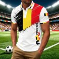 Belgium Flag Print Family Matching T-shirt Set In Short Sleeve ...