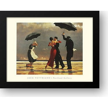Singing Butler 36x28 Framed Art Print by Vettriano, Jack - Walmart.com