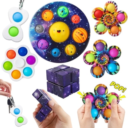 Planet Dimple， Solar System Planets Pop Fidget It Toy Pack，Planets for ...