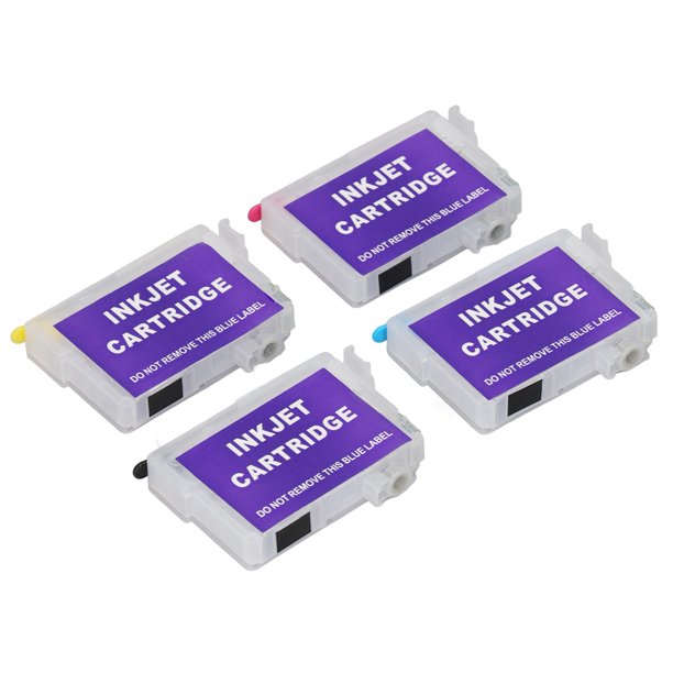 Ink Cartridges Compatible Refill Replacement 4 Colors With Permanent ...