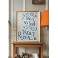 Affixzi Positive Vibe Wall Art, Cool Minimalist Prints, Kind People ...