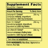 Spring Valley Mushroom Complex Dietary Supplement,6,200mg Equivalent ...