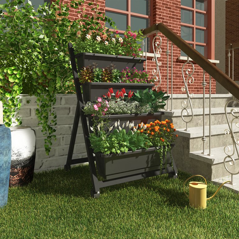 Freestanding Vertical Garden Planters | Fasci Garden